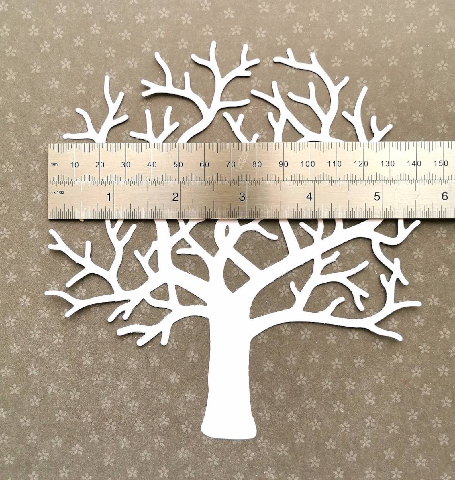 Black Die Cut Tree, Family Tree, Tree of Life, Card Topper, DIY, Craft ...