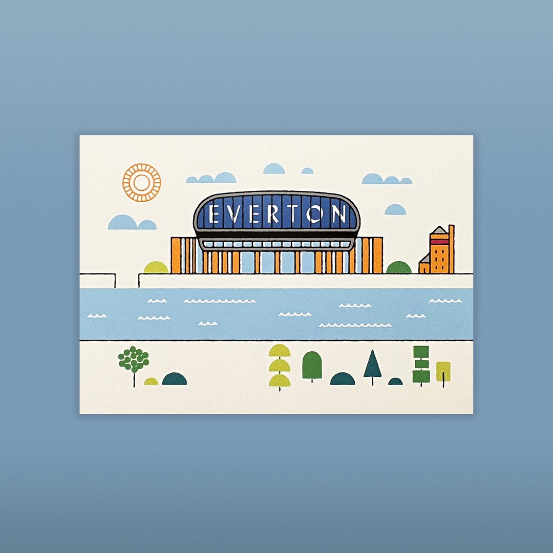 Everton FC Bramley Moore Dock Stadium Print - Etsy