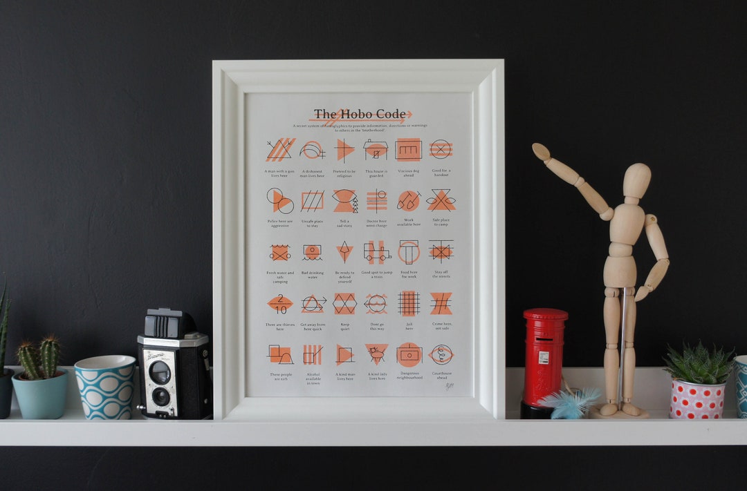 Hobo Code Risograph Print - Etsy