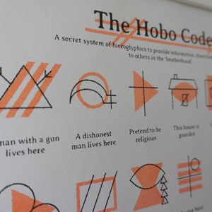 Hobo Code Risograph Print - Etsy
