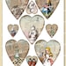 Heart GIFT TAGS Alice in Wonderland Digital Collage Sheet Printable ...
