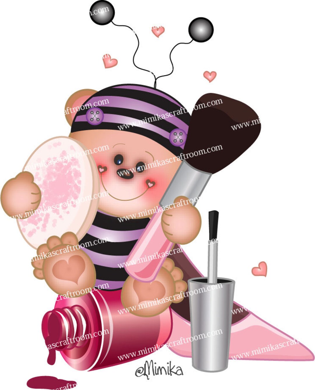 Cute GIRL Clipart Clip Art Teddy Bear Printable Images - Etsy