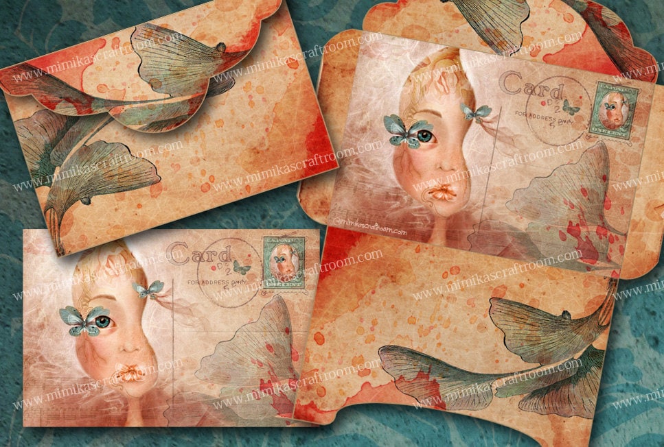 MERMAID - Printable Download Digital Collage Sheet Paper Printable ...