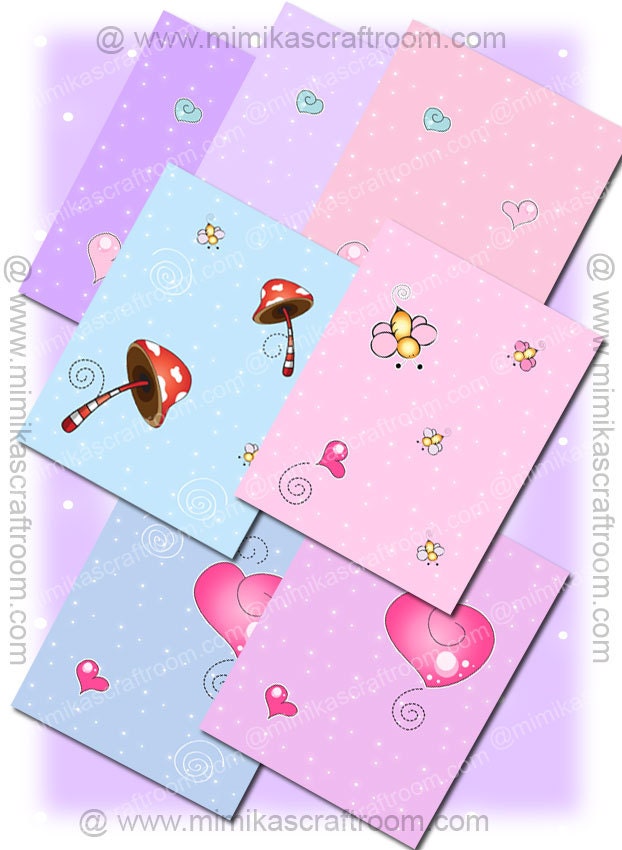 FAIRIES WORLD Digital Clip Art Digital Collage Sheet - Etsy