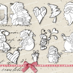 Christmas Clip Art, Digital Clipart, Christmas Decoration, Cute ...