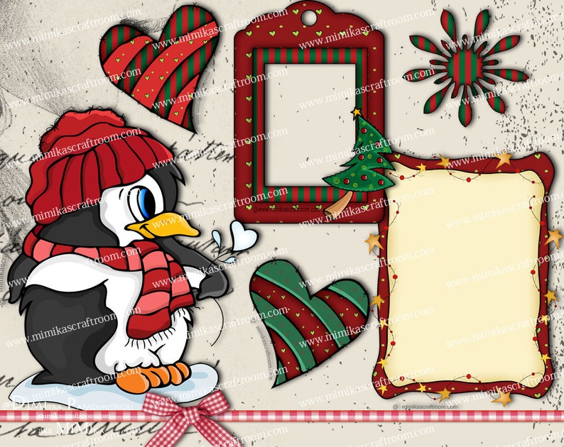 Christmas Clip Art, Digital Clipart, Christmas Decoration, Cute ...