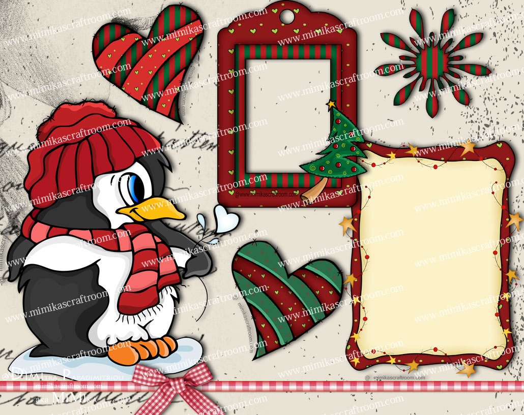 Christmas Clip Art, Digital Clipart, Christmas Decoration, Cute ...