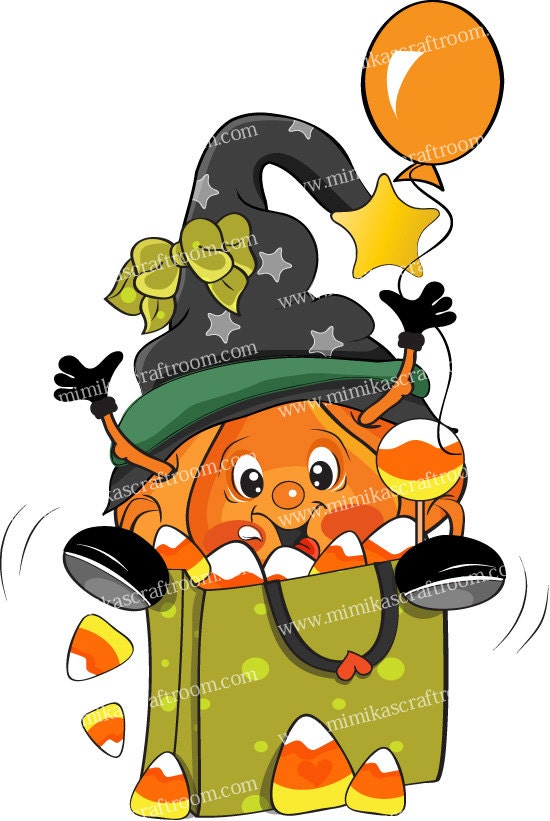 HALLOWEEN Clip Art- Digital Collage Sheet, Clipart for Digital ...