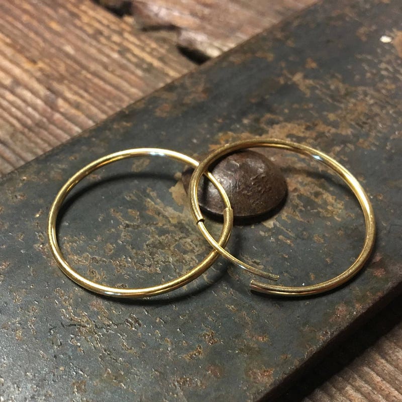 Small Gold Hoops - Etsy
