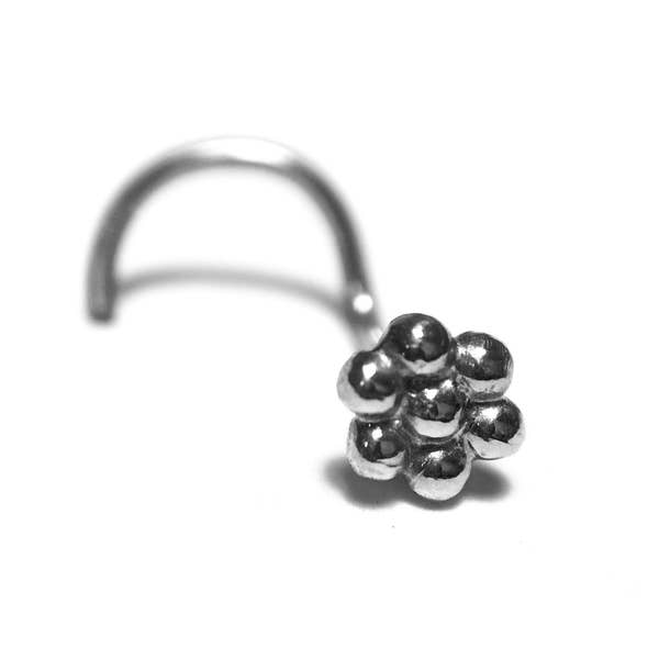 Sterling Silver Nose Stud - Etsy