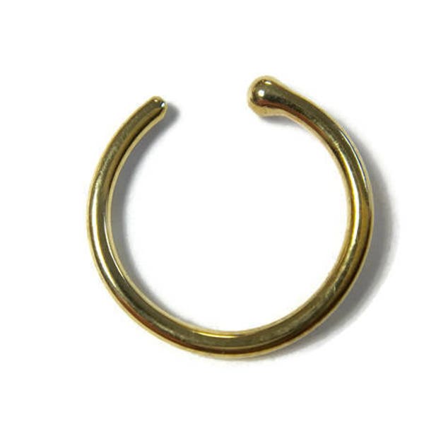 Horseshoe Nostril Piercing - Etsy