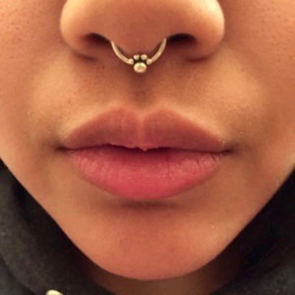 Paw Print Septum Ring ~ Animal Lover Nose Ring ~ Cat or Dog Paw Body ...