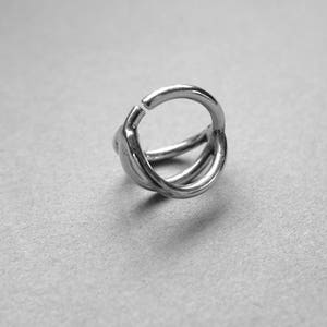 Triple Sterling Nose Ring Hoop ~ Layered Nostril Piercing Jewelry ...