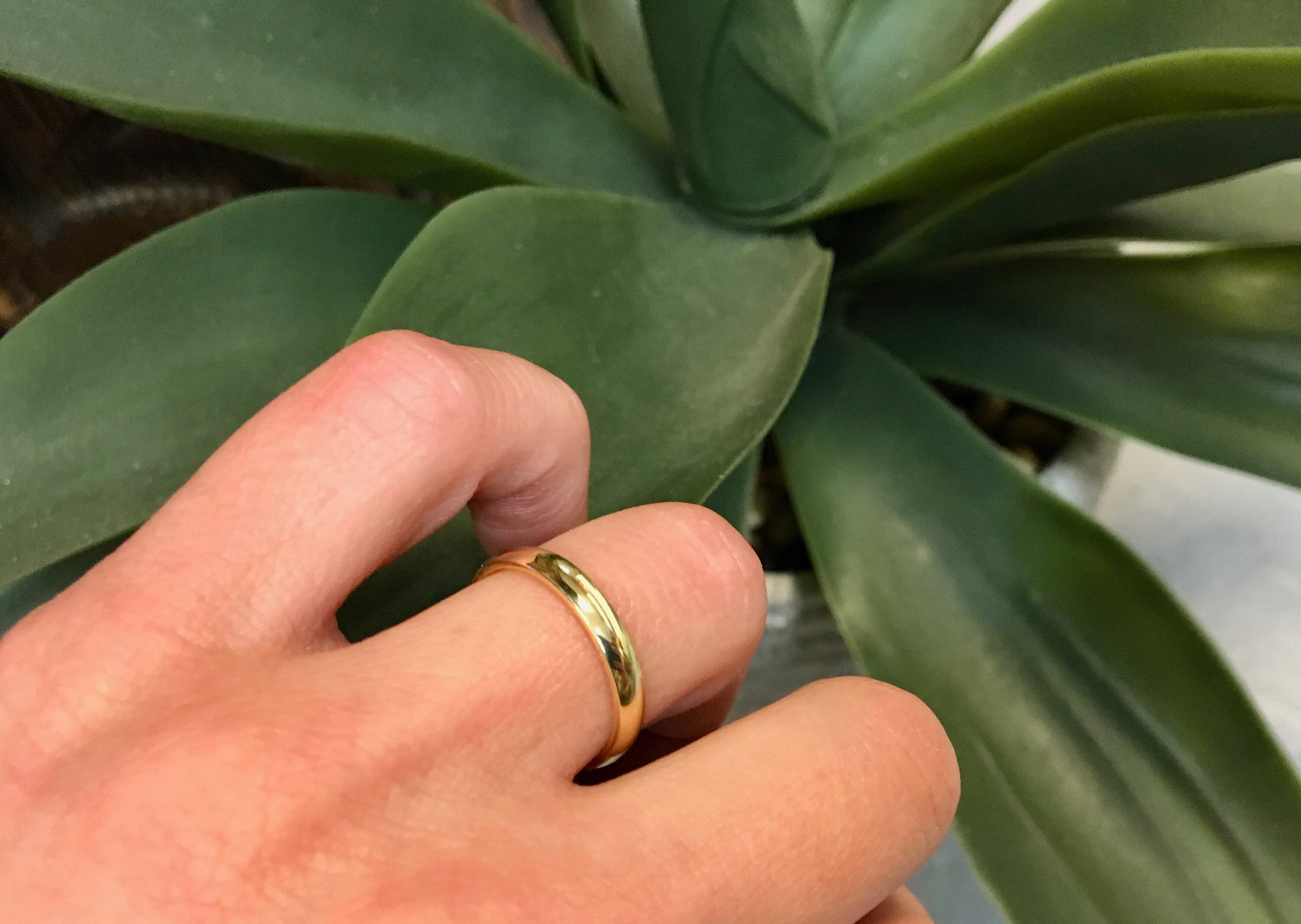 Classic Gold Wedding Bands ~ Traditional 14 Karat Simple Classic Gold Wedding Bands ~ Traditional 14 Karat Simple