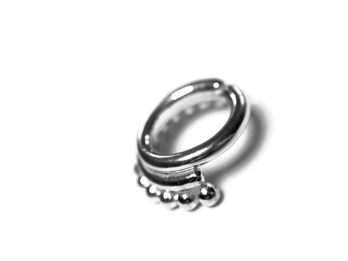 Stacked Septum Ring Layered Piercing Nickel Free Sterling - Etsy