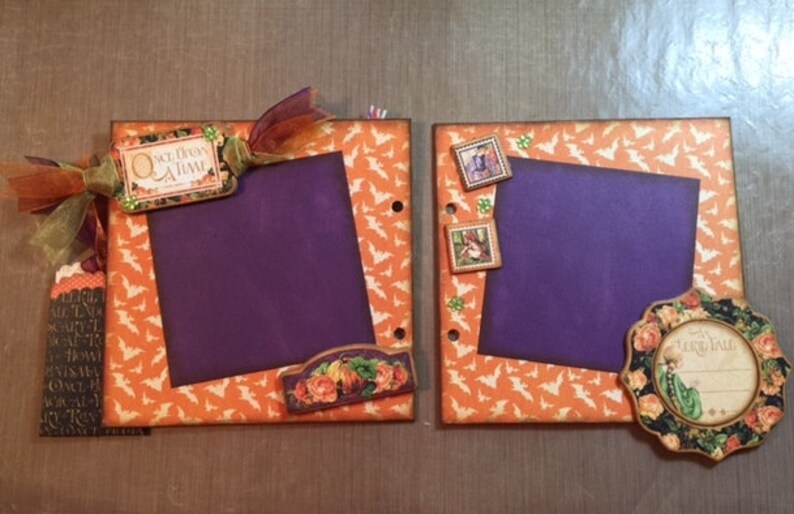 Graphic45 "an Eeri Tale" Mini Chipboard Album Complete Just Add Pics ...