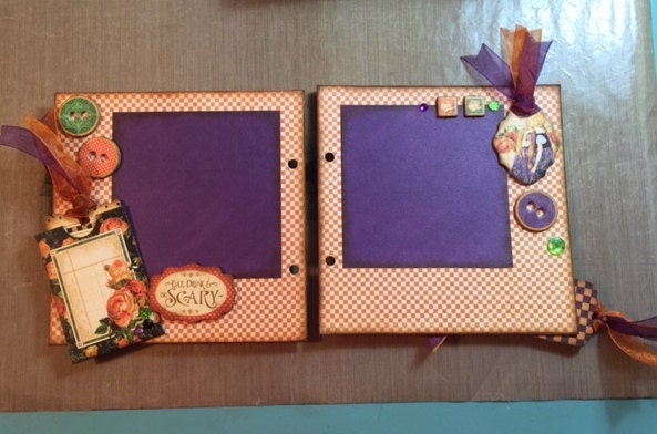 Graphic45 "an Eeri Tale" Mini Chipboard Album Complete Just Add Pics ...