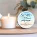 Personalized Baby Shower Favor Candles: Sandy Toes, Soy Wax - Etsy