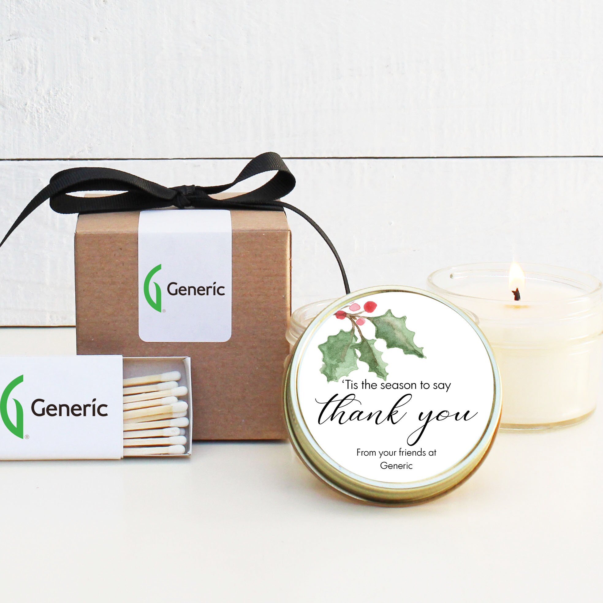 Corporate Logo Candles Custom Corporate Gift Corporate - Etsy 日本