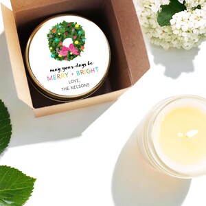 Christmas Candle Favors - May Your Days Be Merry and Bright Design ...