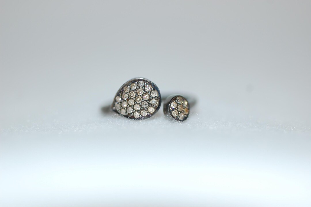 Coco Diamond Pave Pinky Ring - Etsy