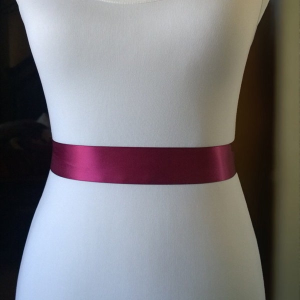 Red Bridal Sash - Etsy