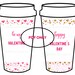 Printable Cup Cozy Template | Packaging | Valentine Crochet Coffee Cup ...