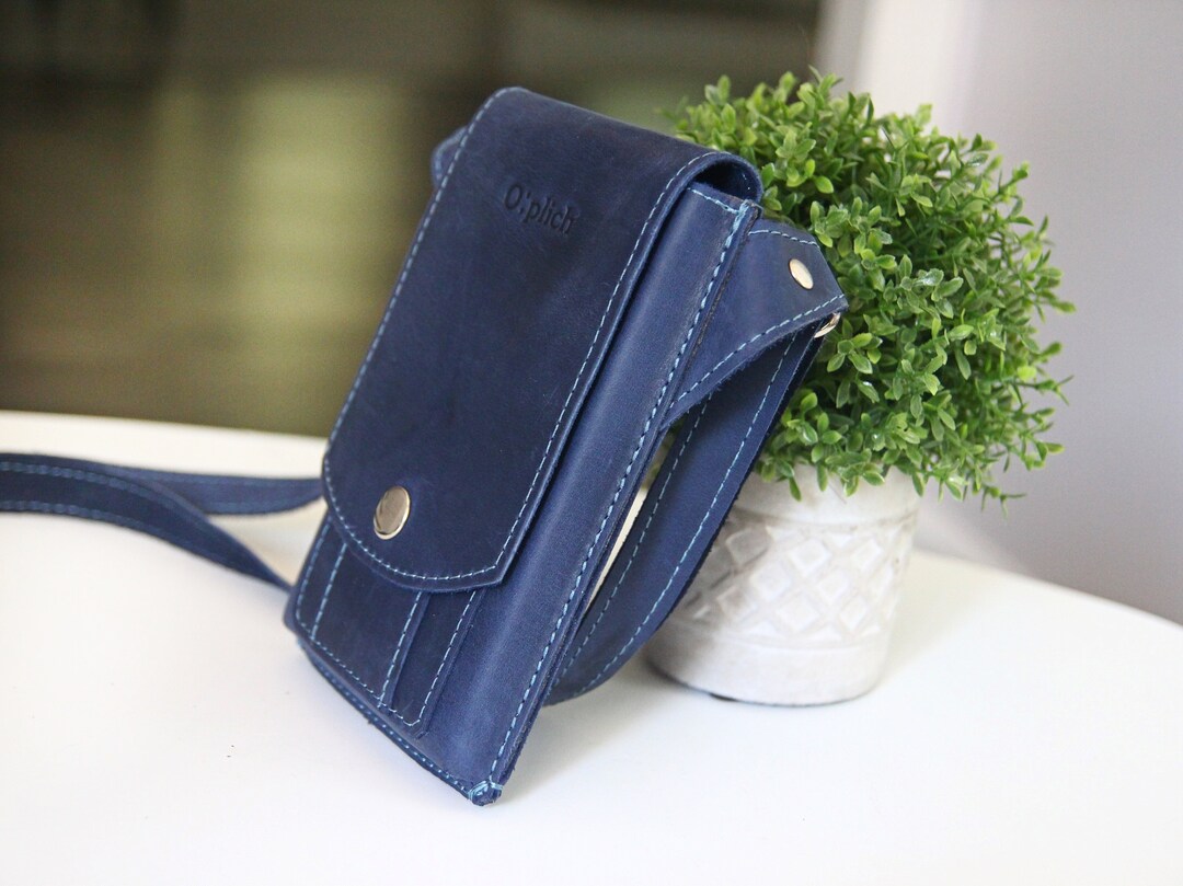 Leather Neck Wallet - Crossbody Leather Wallet-iphone / iPhone 11 Pro ...