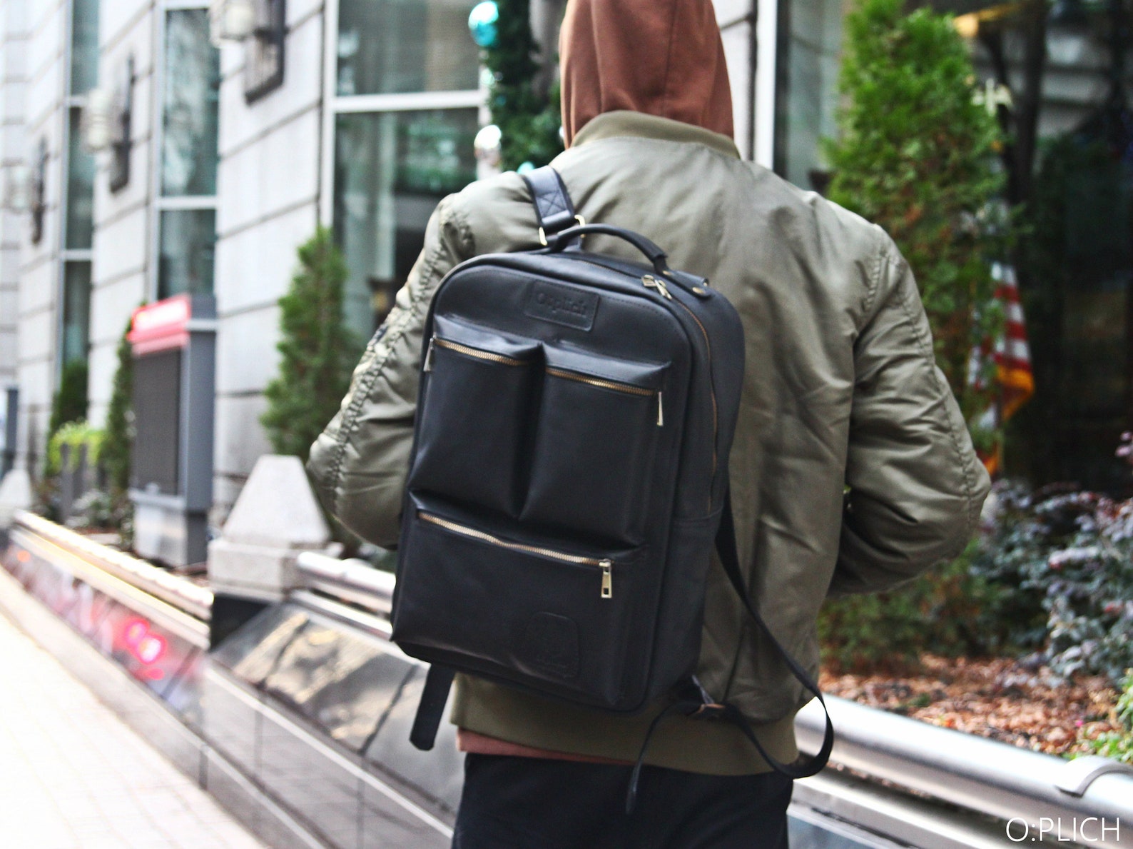 Genuine Leather Laptop Backpack for Men Travel Backpack | Etsy