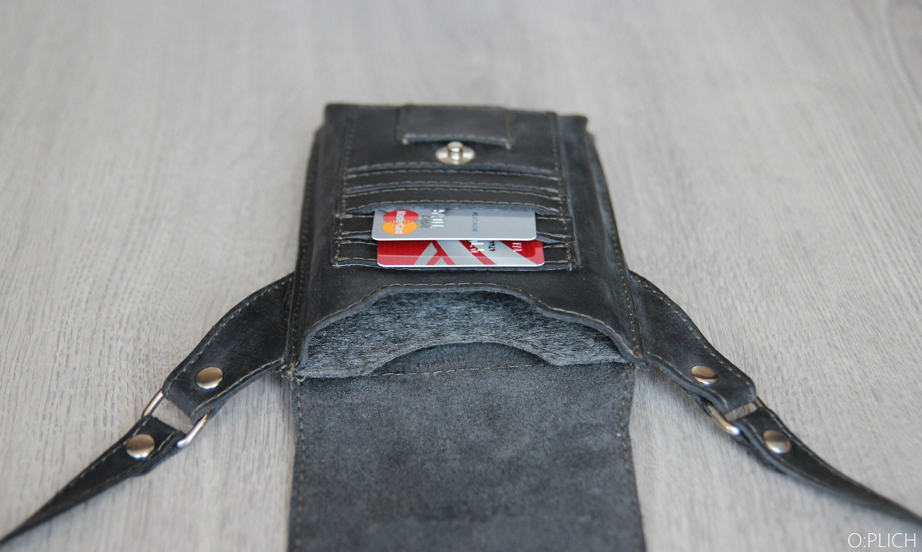 Leather Neck Wallet - Crossbody Leather Wallet-iphone / iPhone 11 Pro ...