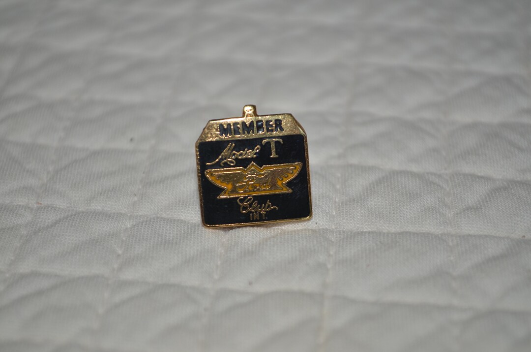 Vintage Ford Model T International Club Member Lapel Pin - Etsy