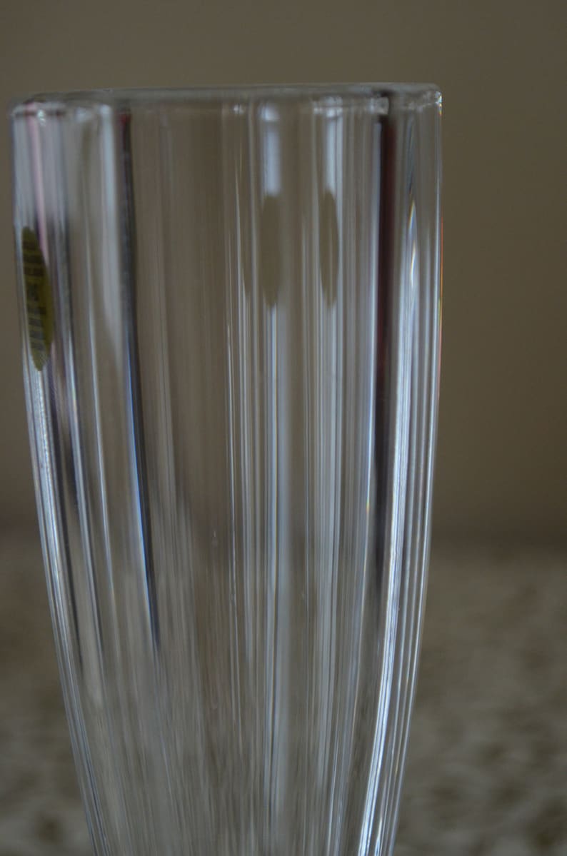 Vintage RCR Italia Crystal Vase With A Rose Base - Etsy