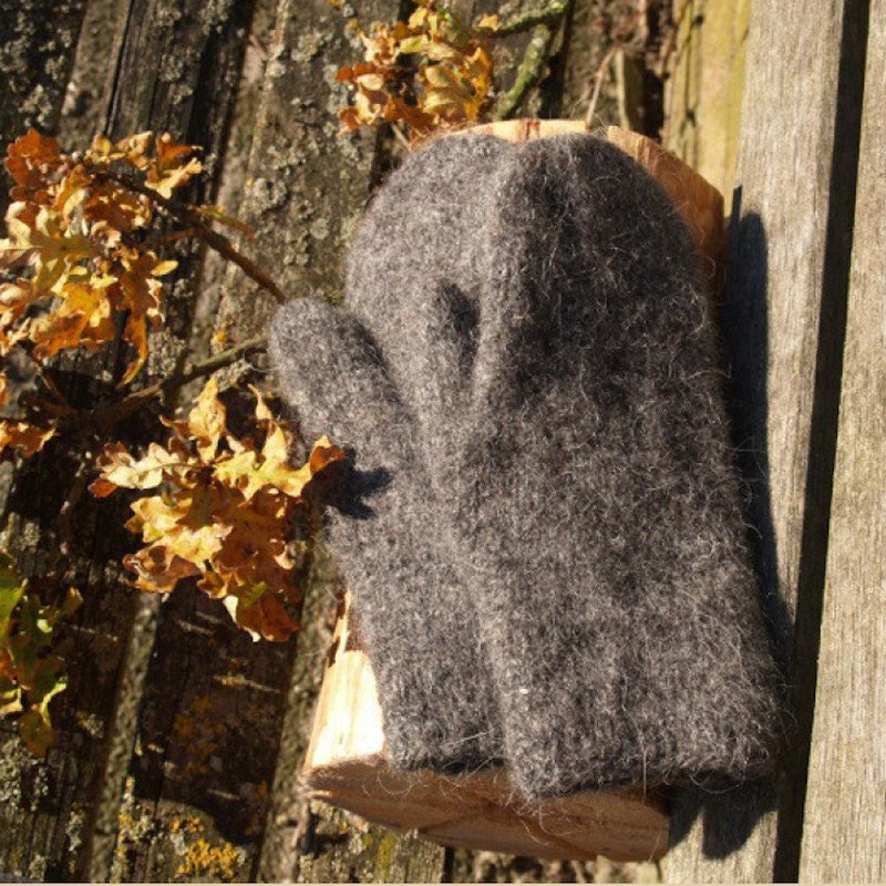 Felted Wool Mittens for Men - Etsy UK