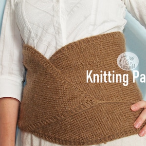 Back Kidney Warmer Knitting Pattern - Haramaki Warmer Knit Pattern ...