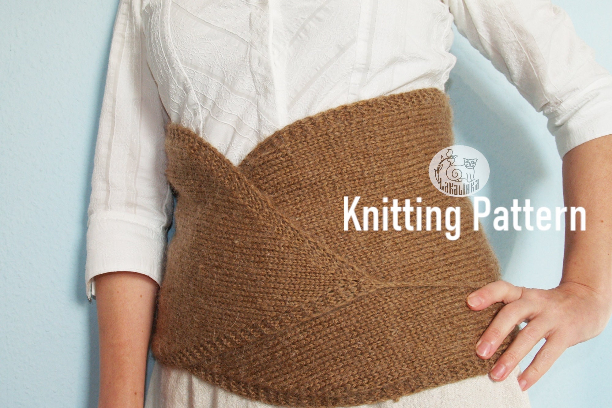 Back Kidney Warmer Knitting Pattern - Haramaki Warmer Knit Pattern ...