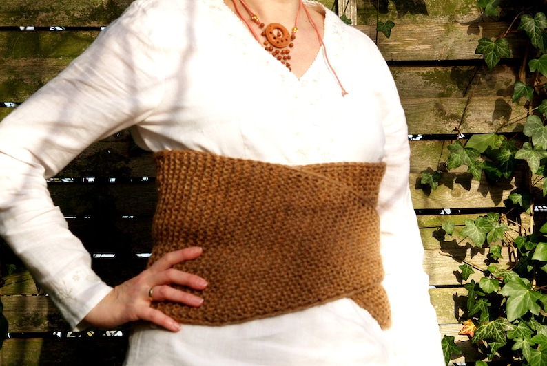 Back Kidney Warmer Knitting Pattern - Haramaki Warmer Knit Pattern ...