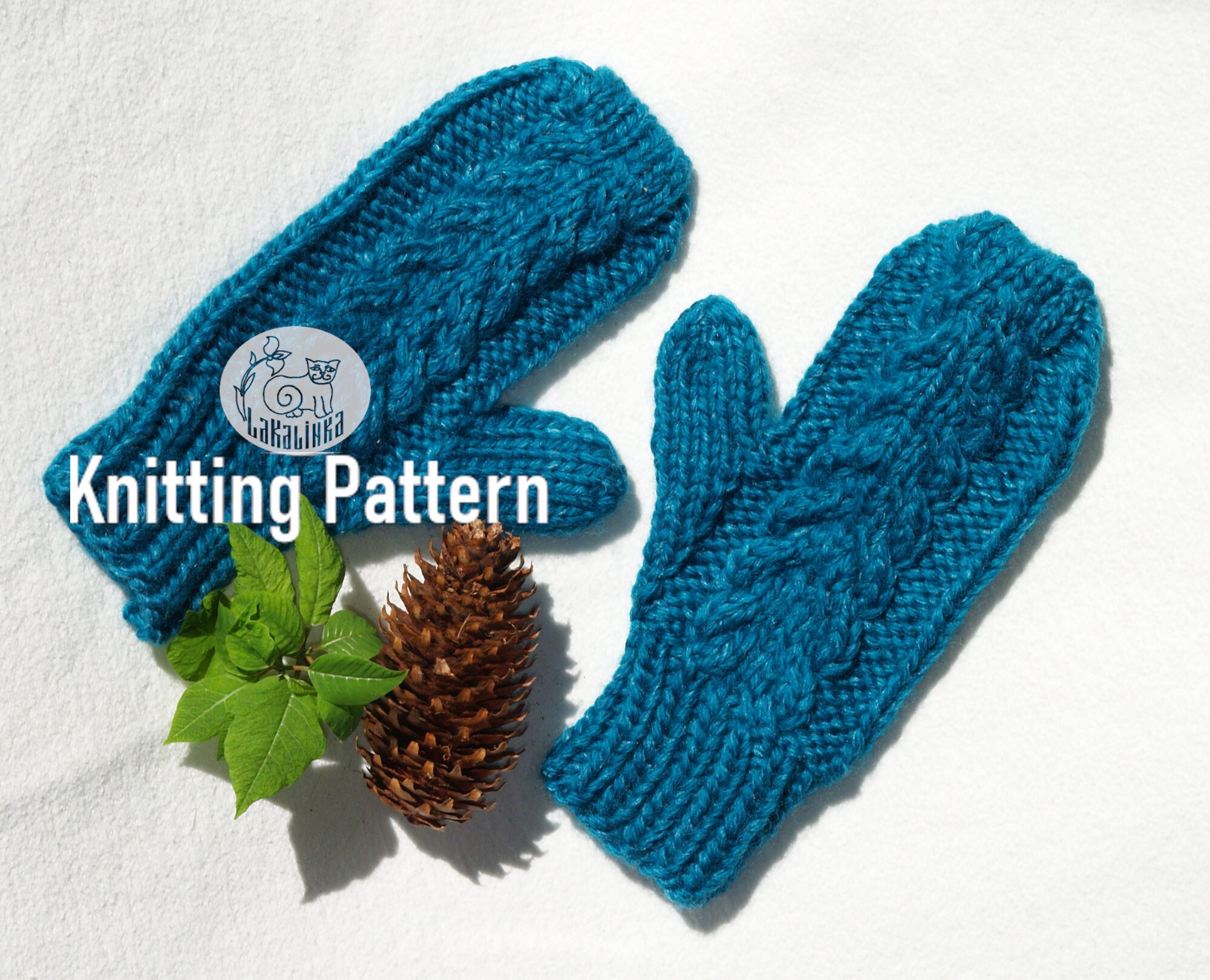 Chunky Bulky Mitten Knitting Pattern - Adult Child Mittens Pattern ...