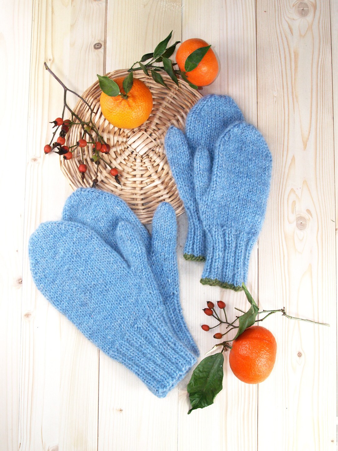 Adult Child Mitten Pattern - Kids Mittens Pattern Basic Mittens - Easy ...