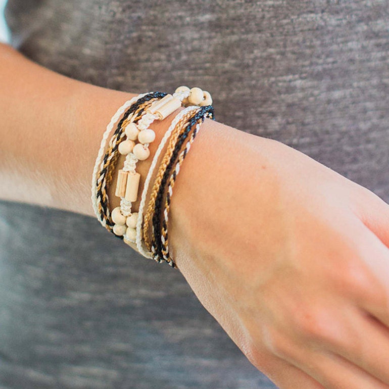 Fair Trade Charity Unisex Stack Bracelet 2 Educate, Ethically Made ...