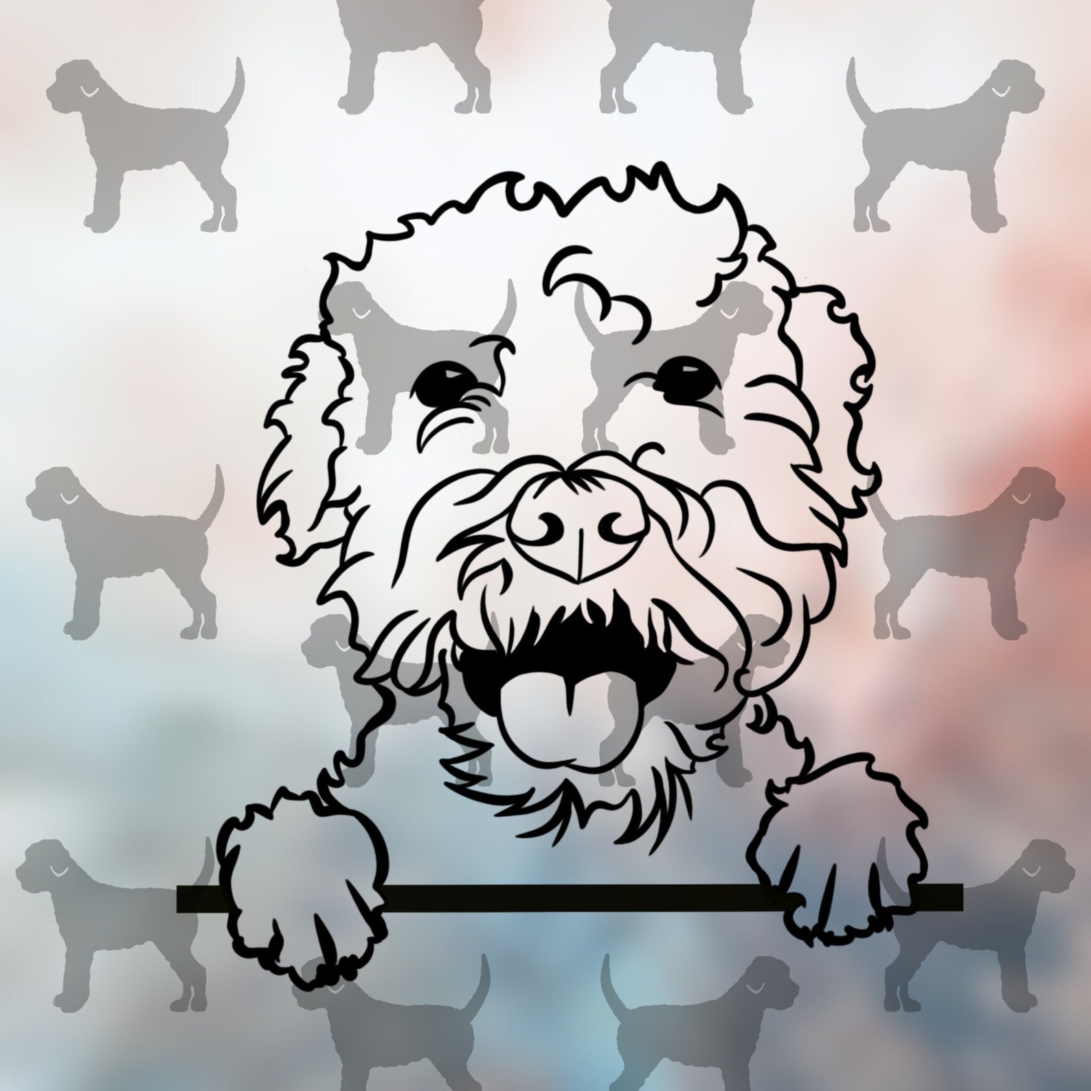 Lagotto Ledge Vinyl Decal - Etsy