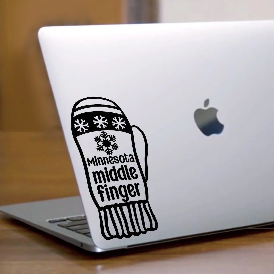 Minnesota Middle Finger Vinyl Decal - Etsy