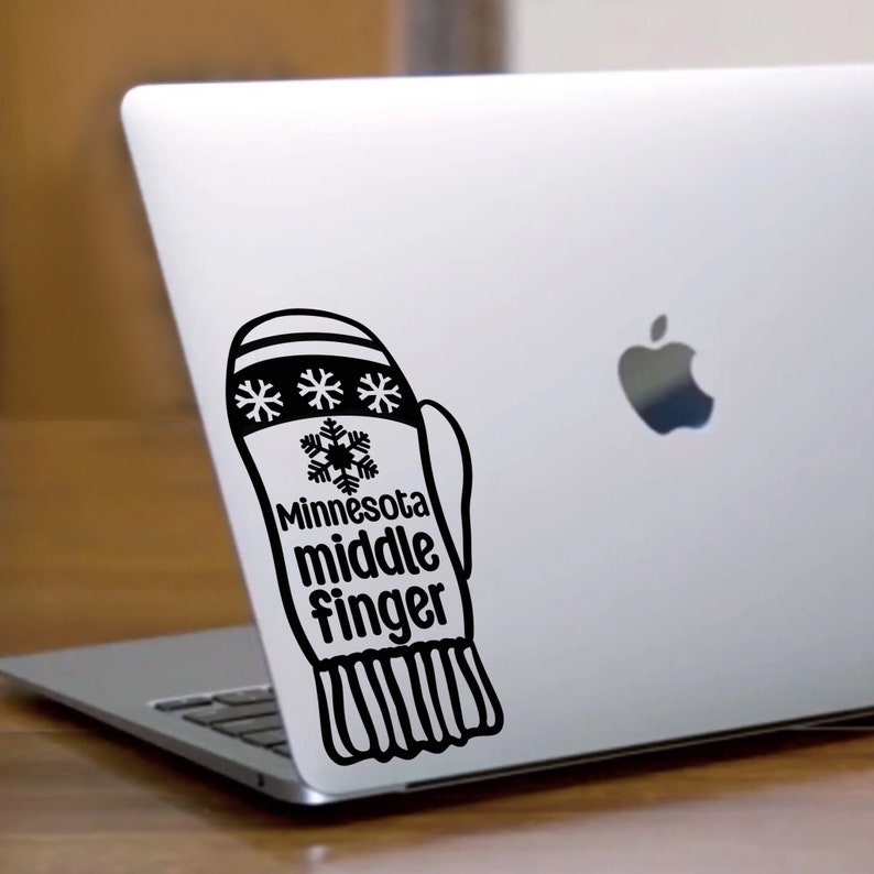 Minnesota Middle Finger Vinyl Decal - Etsy