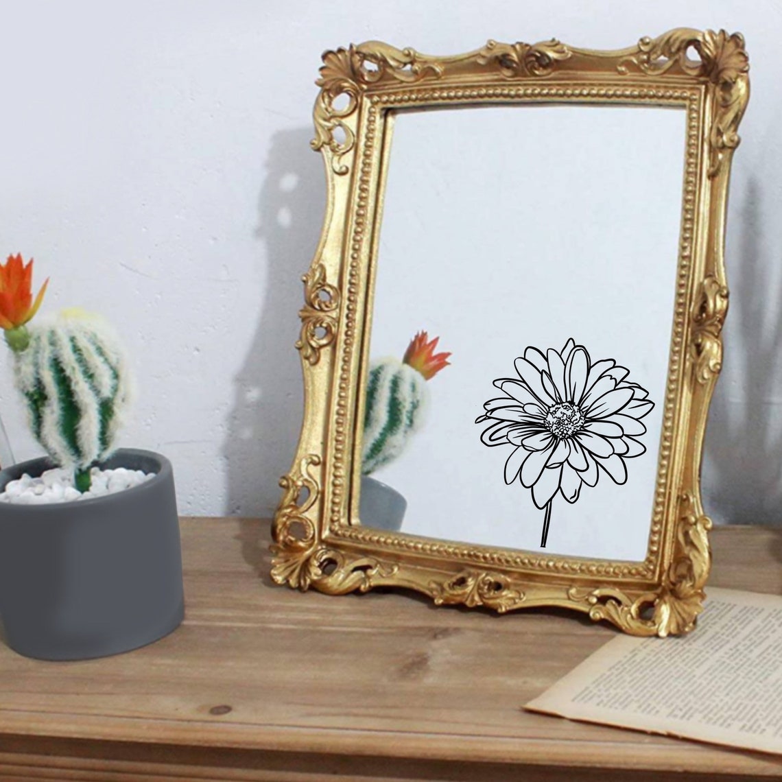 Daisy Vinyl Decal - Etsy