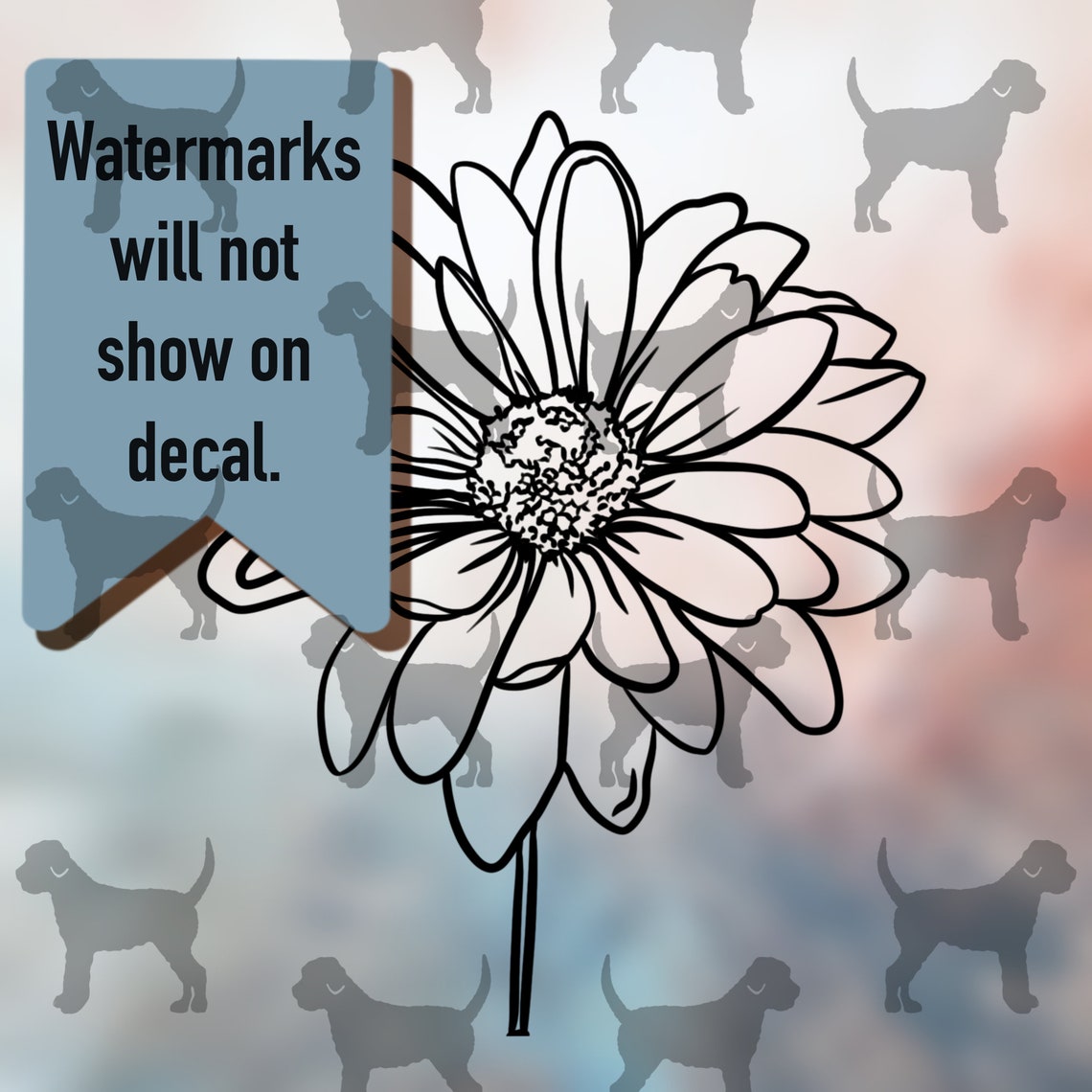 Daisy Vinyl Decal - Etsy