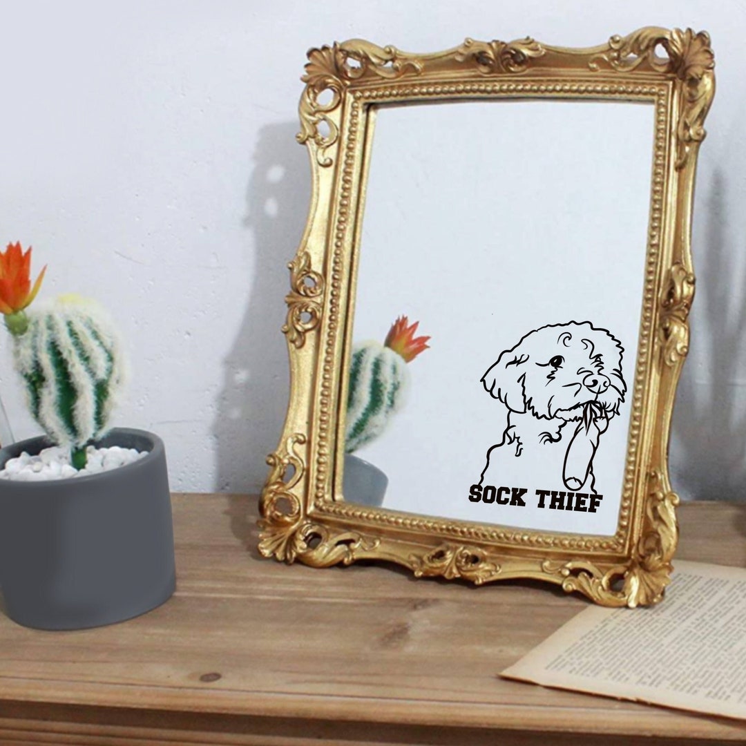 Lagotto Sock Thief Vinyl Decal - Etsy