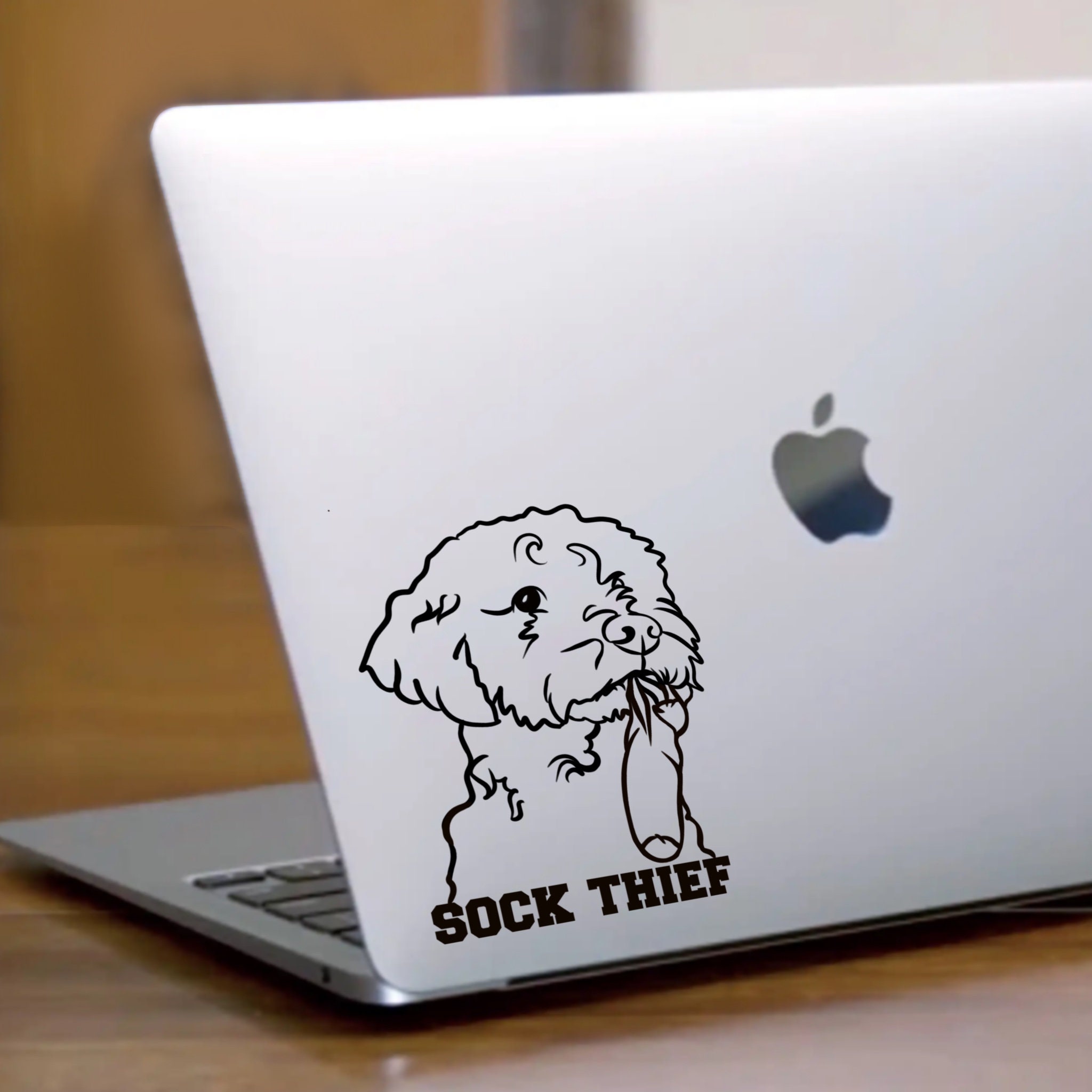 Lagotto Sock Thief Vinyl Decal - Etsy