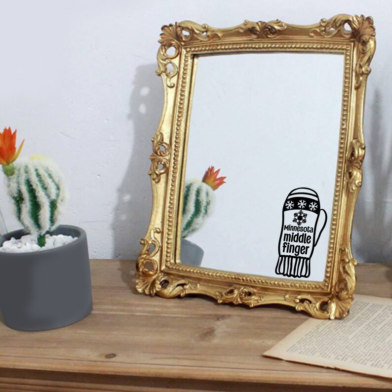 Minnesota Middle Finger Vinyl Decal - Etsy