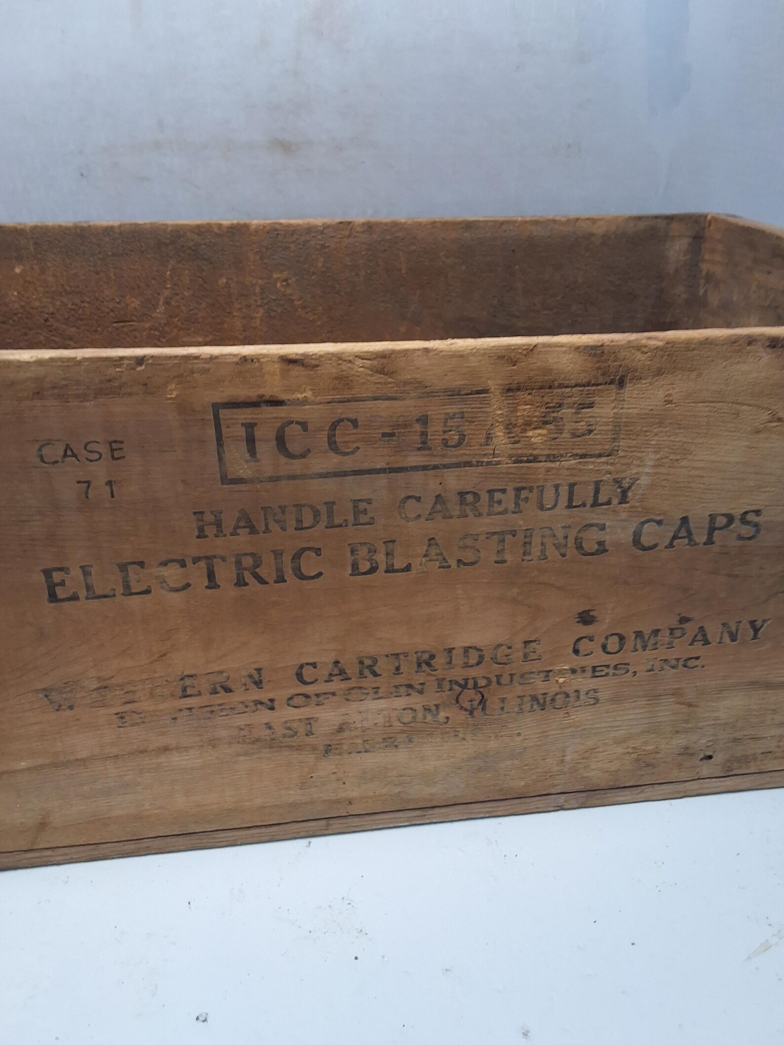 Wooden Blasting Cap Box - Etsy