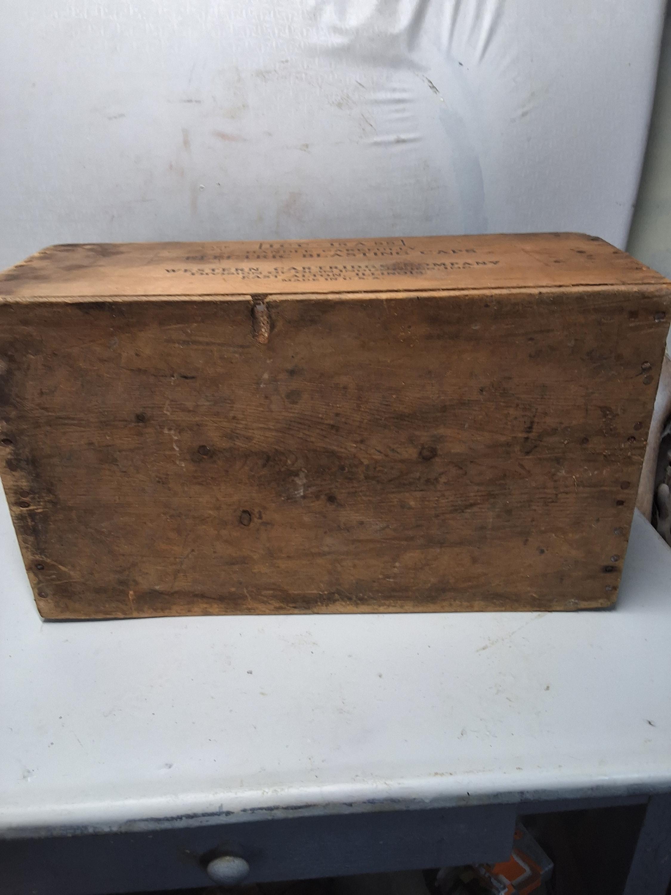 Wooden Blasting Cap Box - Etsy