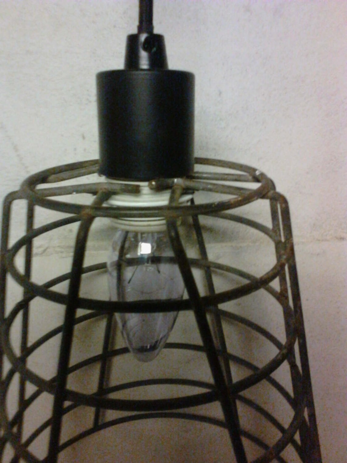 Wire Basket Light Fixture - Etsy